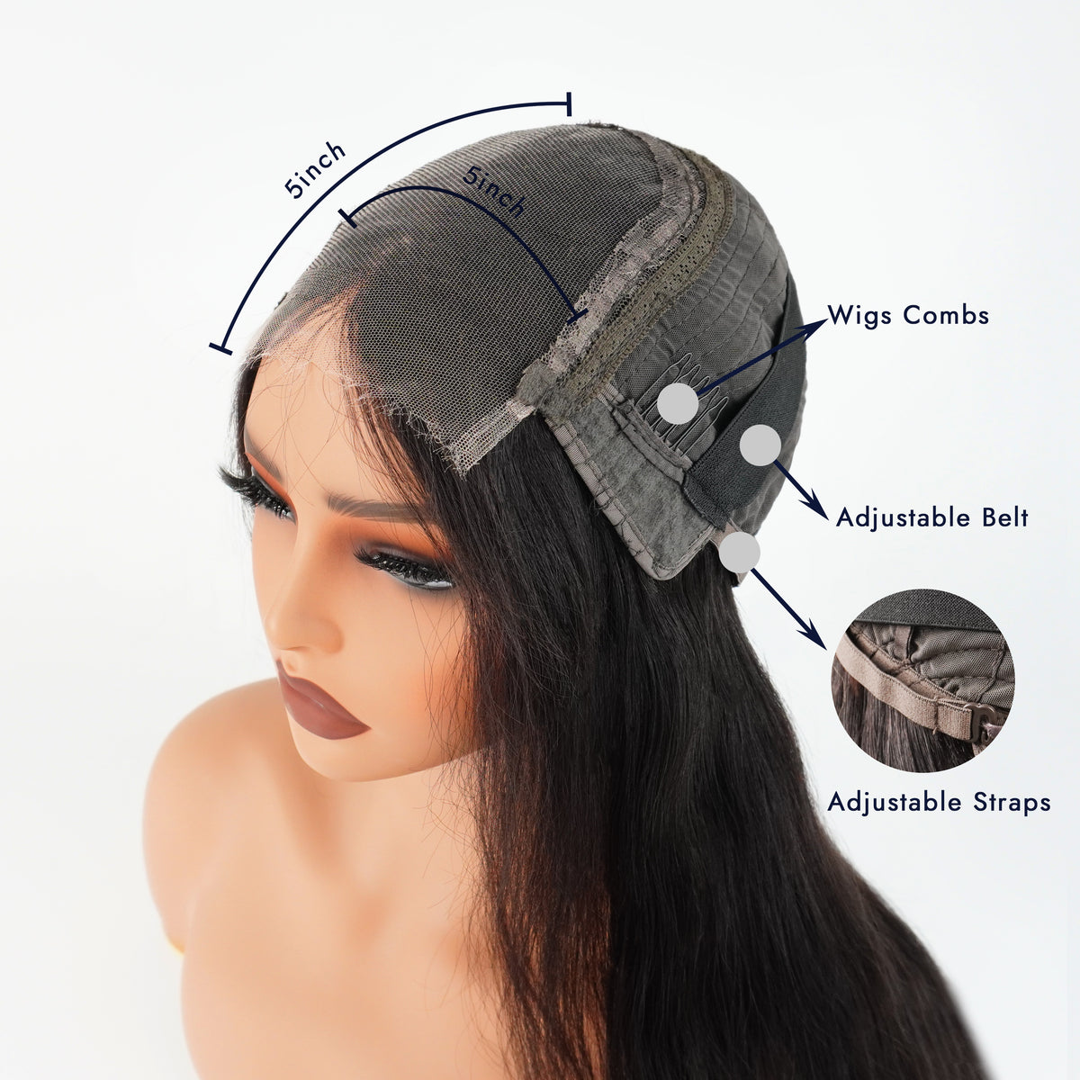 Raw Body Wave 5X5 HD Lace Closure Wig